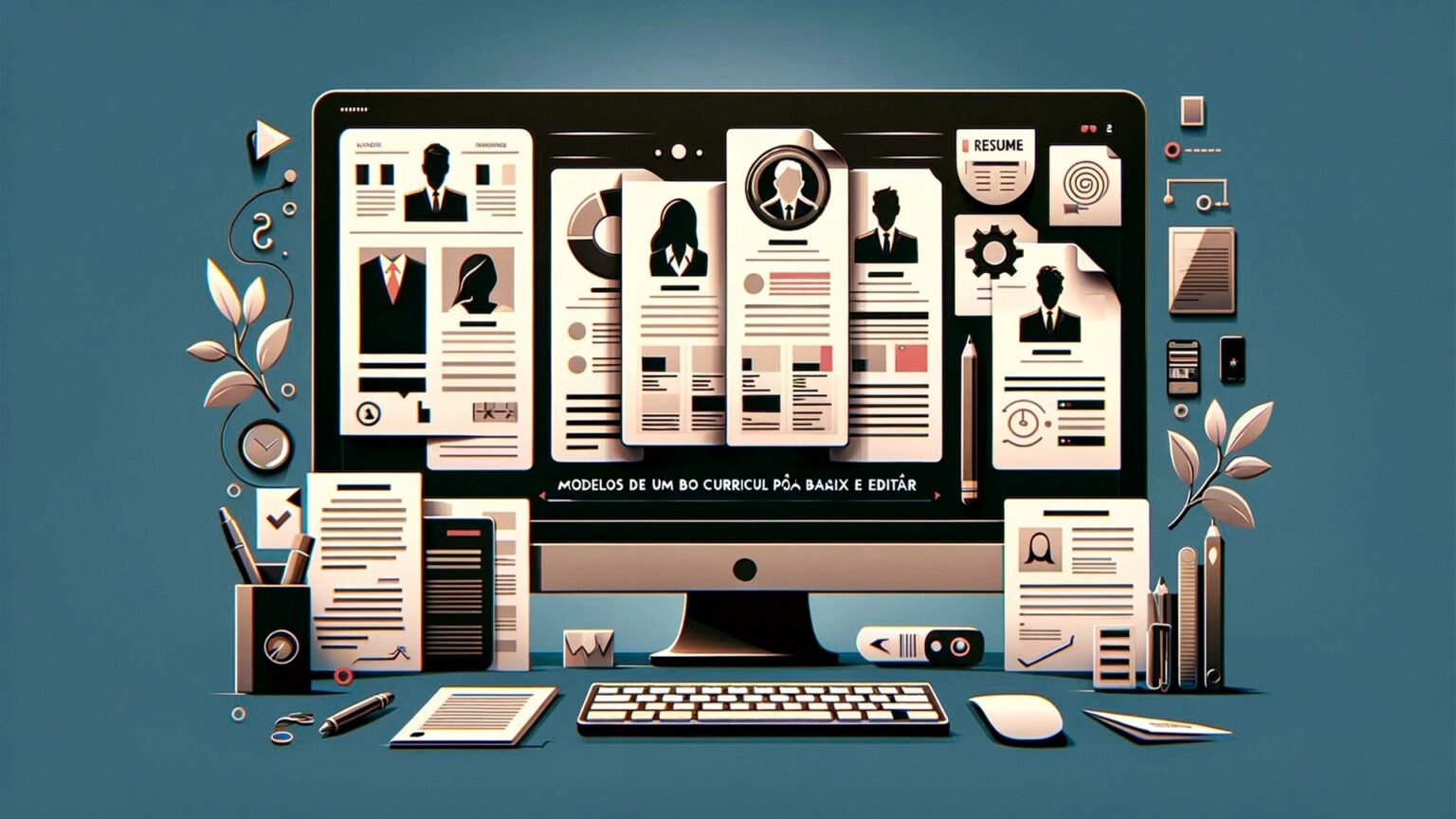 Modelo de currículo grátis para baixar e editar | O Emprego dos Sonhos